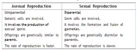 [solved] Enumerate The Differences Between Asexual And Sexual Reproductio