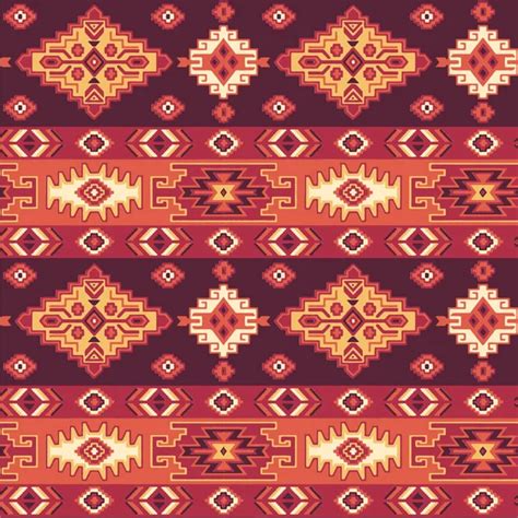 Native American Traditional Fabric Wallpaper Grunge Vintage Vector