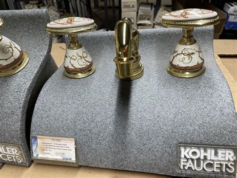 Kohler K 280 9b Pb K 258 Br 96 Antique Briar Rose 8 Lav Faucet W