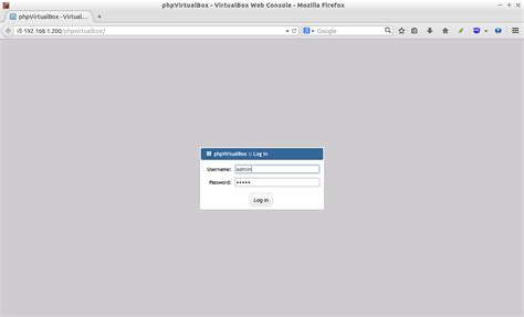 phpvirtualbox virtualbox web console mozilla firefox 001 unixmen
