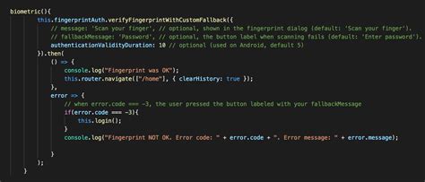 how to integrate biometric authentication in ios and android