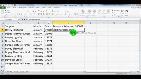 microsoft excel nested if statement tutorial and guide excel 2003