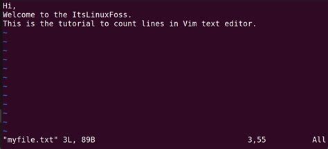 how to show line numbers in vim vi its linux foss
