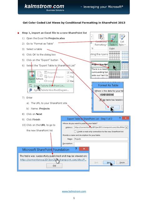 sharepoint 2013 lists conditional formatting by kalmstrom