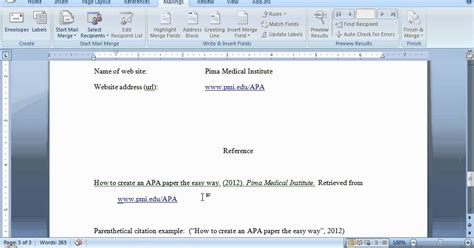 apa format for a website reference web design tips
