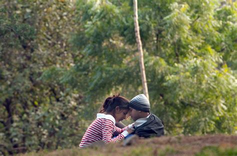 in india kisses are on rise even in public the new york times