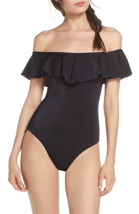 Chelsea28 Off The Shoulder Ruffle One Piece Swimsuit Nordstrom