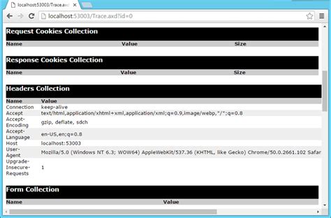 asp page level tracing debugging error handling [example]