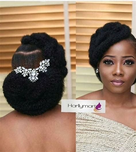Natural Hair Wedding Natural Hair Updo Wedding Natural Hair Bride