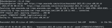 how to install anaconda python distribution on rocky linux 8 osnote