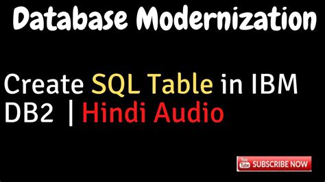 create sql table in ibm db2 as400 sql tips youtube