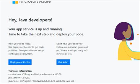 custom tomcat configuration on azure app service windows