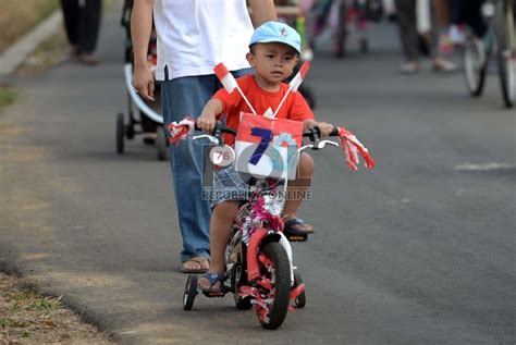 Lomba Sepeda Hias Meriahkan Perayaan Hut Kemerdekaan Republika Online