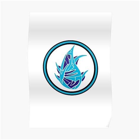 Blue Mana Symbol Magic The Gathering Poster For Sale By Jwatsonabart