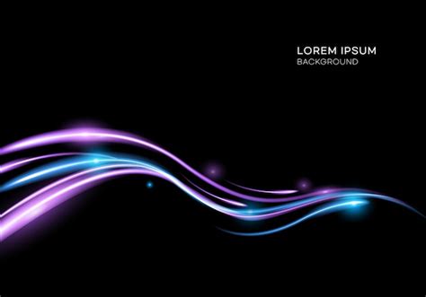 Premium Vector Black Background Lighting Effect