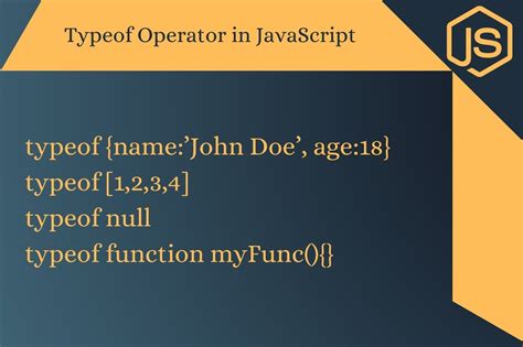javascript typeof learn to use the typeof operator in js