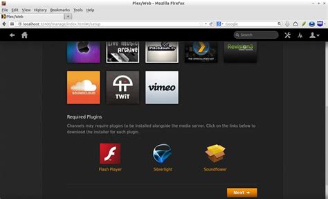 setup streaming media server using plex media server on ubuntu 13 10