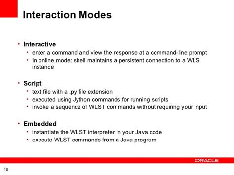 weblogic scripting tool overview