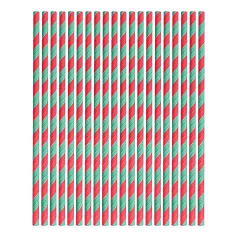 Harlier 100pcs Stripe Drinking Straws Biodegradable Disposable Straws