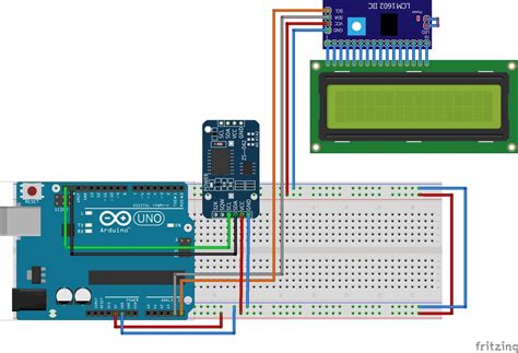ds3231 real time clock with i2c lcd and arduino nano 5 steps images