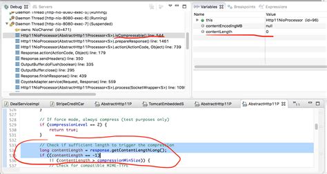 java spring boot response compression not working stack overflow