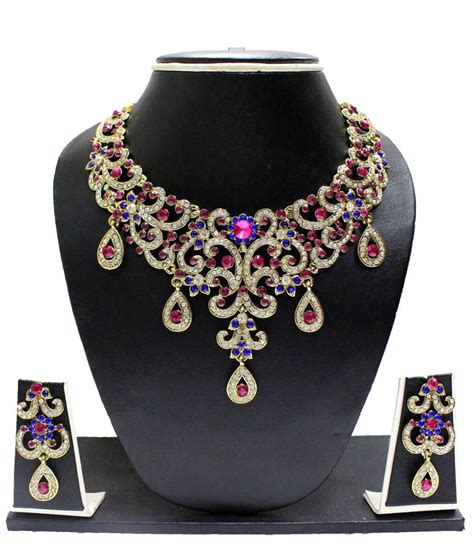 Zaveri Pearls Designer Necklace Set Buy Zaveri Pearls Designer