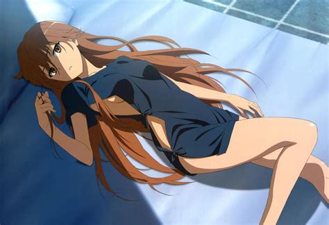 Wallpaper Illustration Long Hair Anime Girls Brunette Cartoon