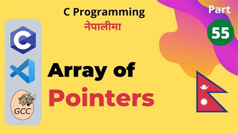 array of pointers c programming tutorial in nepali 55