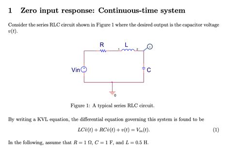 [solved] Consider The Series Rlc Circuit Shown In Figure