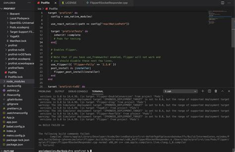 reactjs react native npx react native run ios doesn t