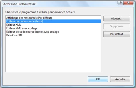 [résolu] probleme avec les fichiers ressources avec visual c le