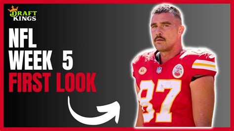 Draftkings Nfl Dfs Picks Week 5 First Look Picks Lineup Build 1m