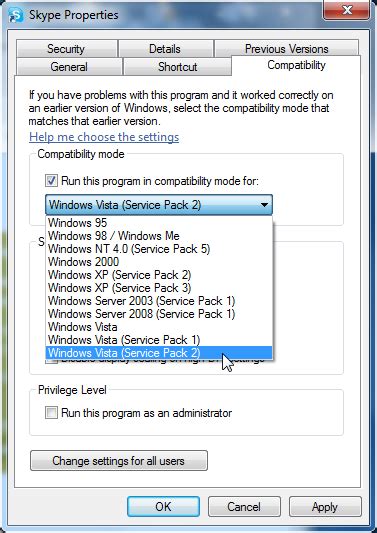 how does the compatibility mode in windows work super user