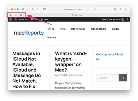 what does pinning a tab do in safari macreports