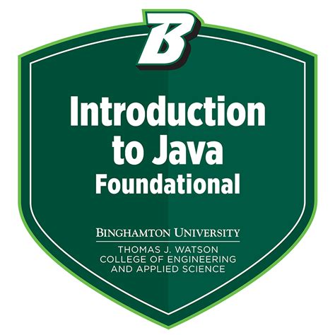 introduction to java credly