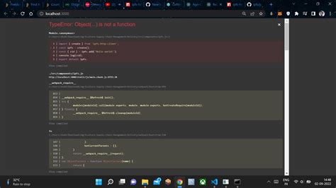 typeerror object is not a function for create method · issue