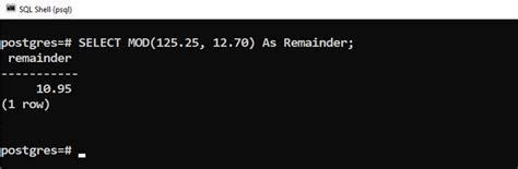 postgres modulo function with examples commandprompt inc