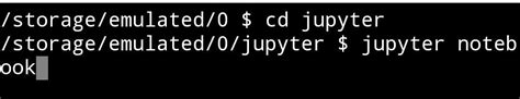 python jupyter notebook on android using termux doesn t