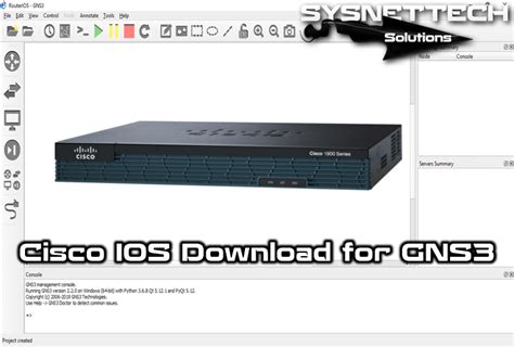 gns3 ios 다운로드