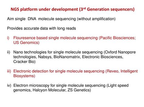 Ppt Next Generation Sequencing An Overview Powerpoint Presentation