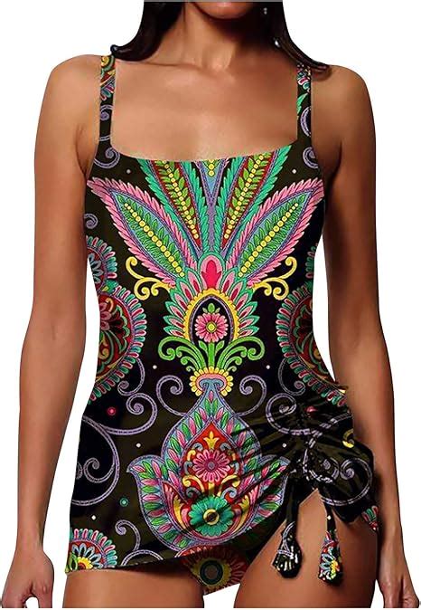 Meiting Hot Sommer Damen Mode Badeanzug Push Up Halter V Ausschnitt
