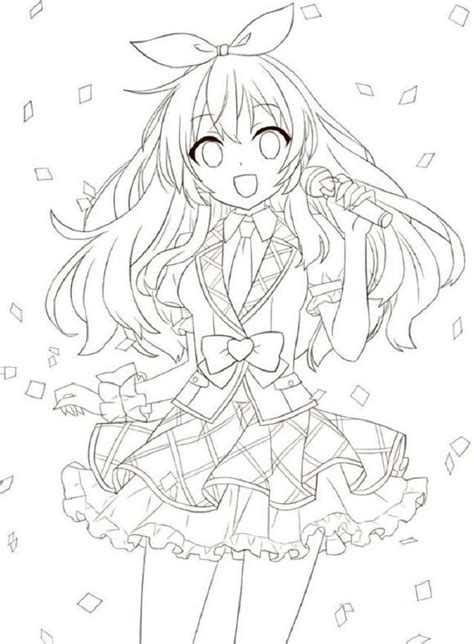Tranh Tô Màu Anime đẹp Dễ Thương Nhất Dành Cho Bé Yêu