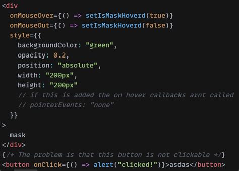 javascript how to capture onhover of a element overlapping a button
