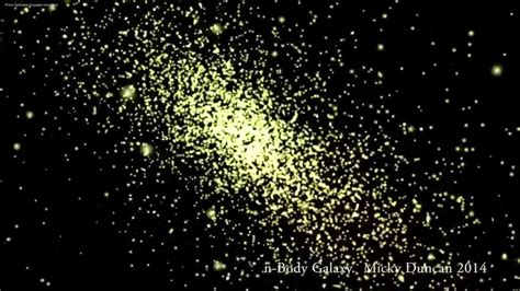 n body galaxy simulation using gpgpu unity compute