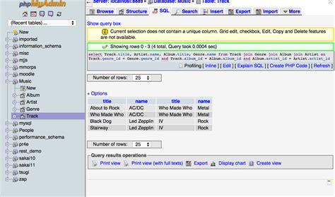 musical track database coursera assignment building a multi table