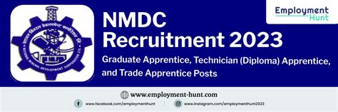Nmdc Recruitment 2023 59 Vacancies