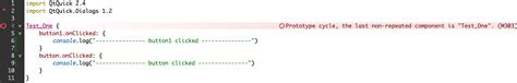 c qt qml ui button on clicked function not working and it generates