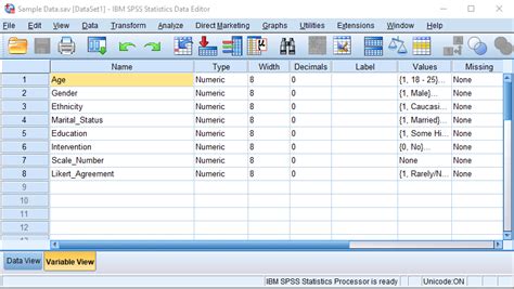 توم أودريث جوع دكتاتورية spss data sets