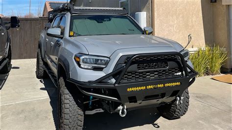 C4 Fabrication Hybrid Front Bumper Install On 3rd Gen Tacoma Full