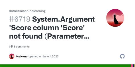 system argumentoutofrangeexception score column score not found